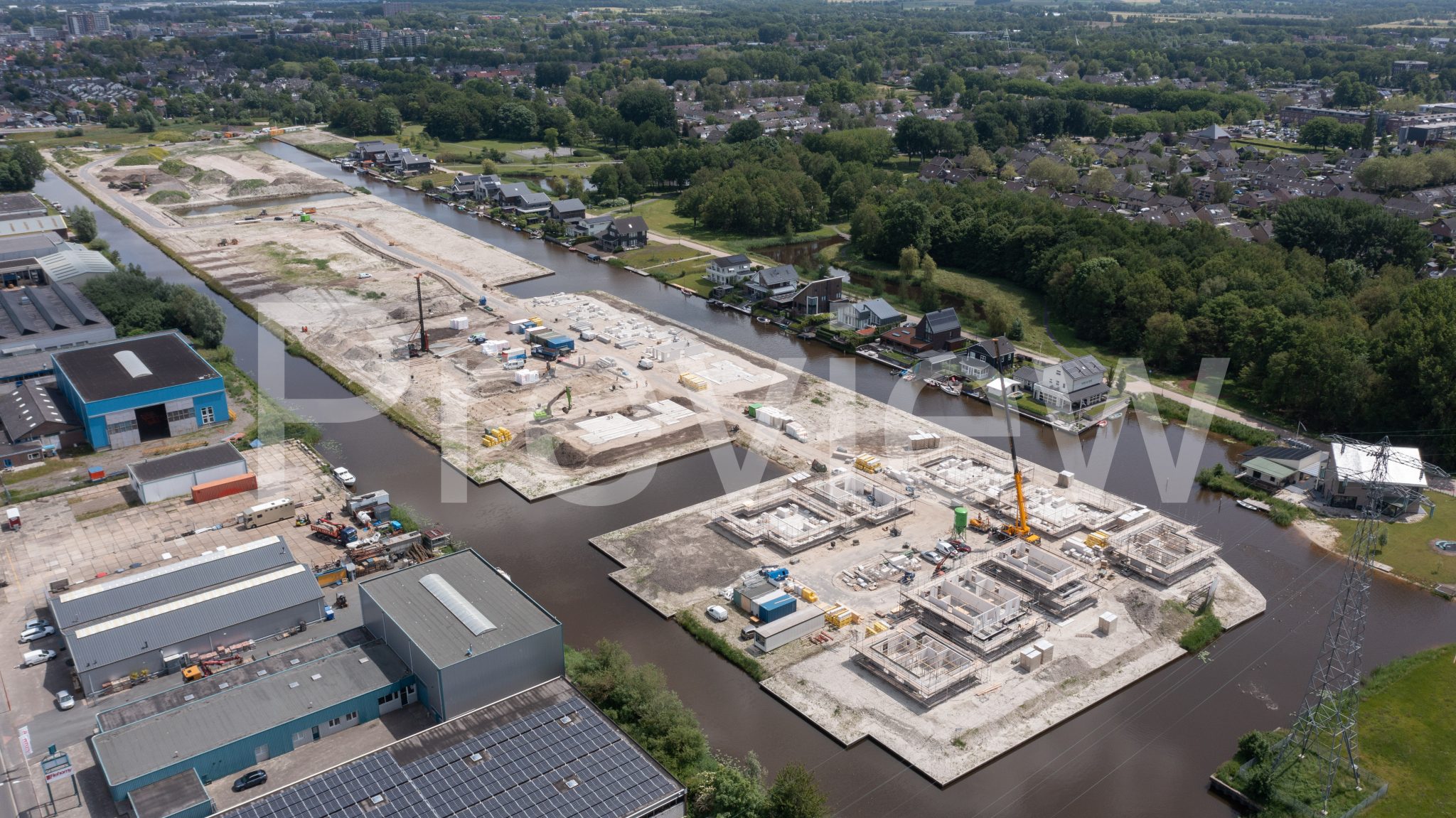 Drachten 'In de Luwte' in aanbouw - IMOSS