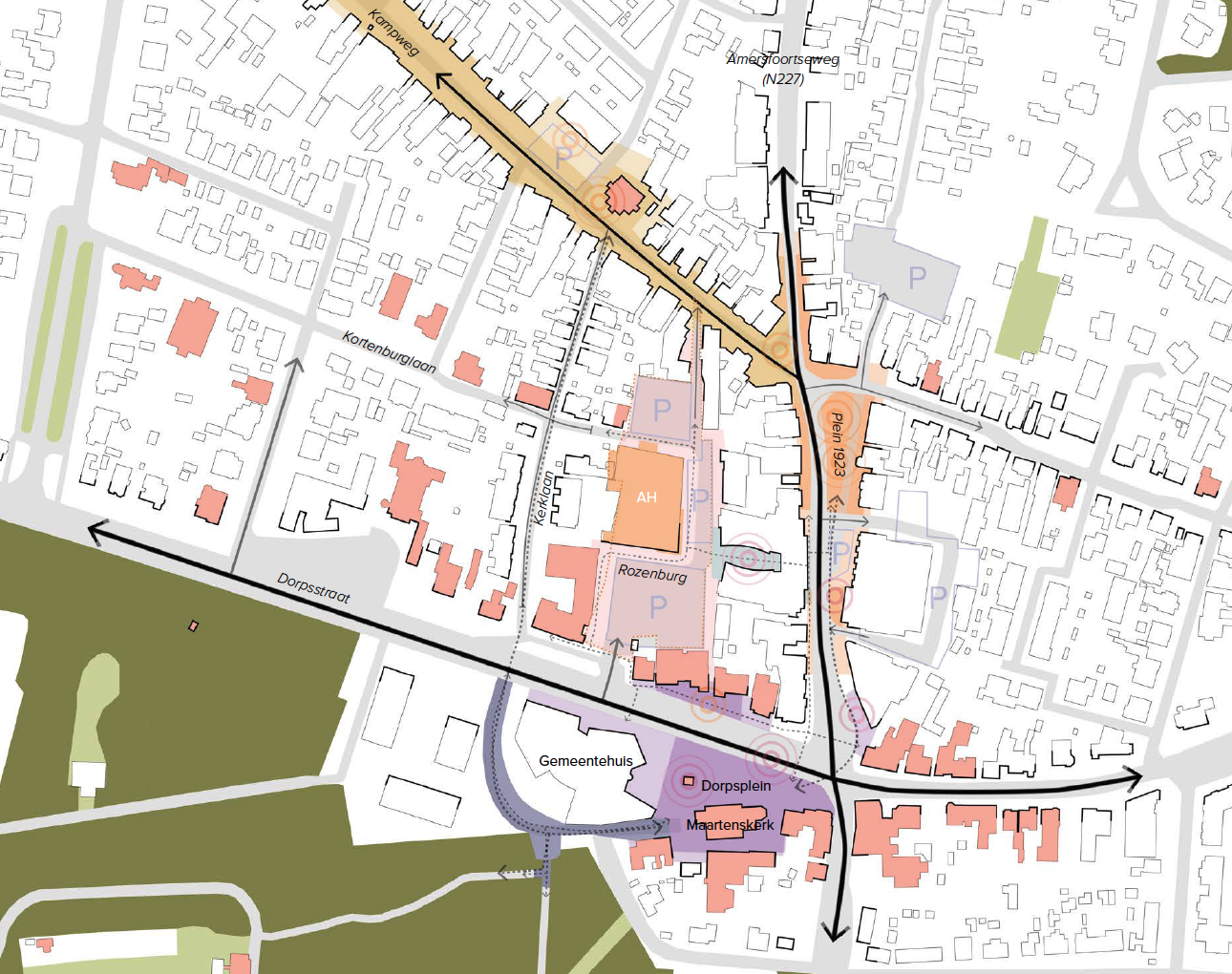 Studie naar de AH-locatie in het centrum van Doorn - IMOSS