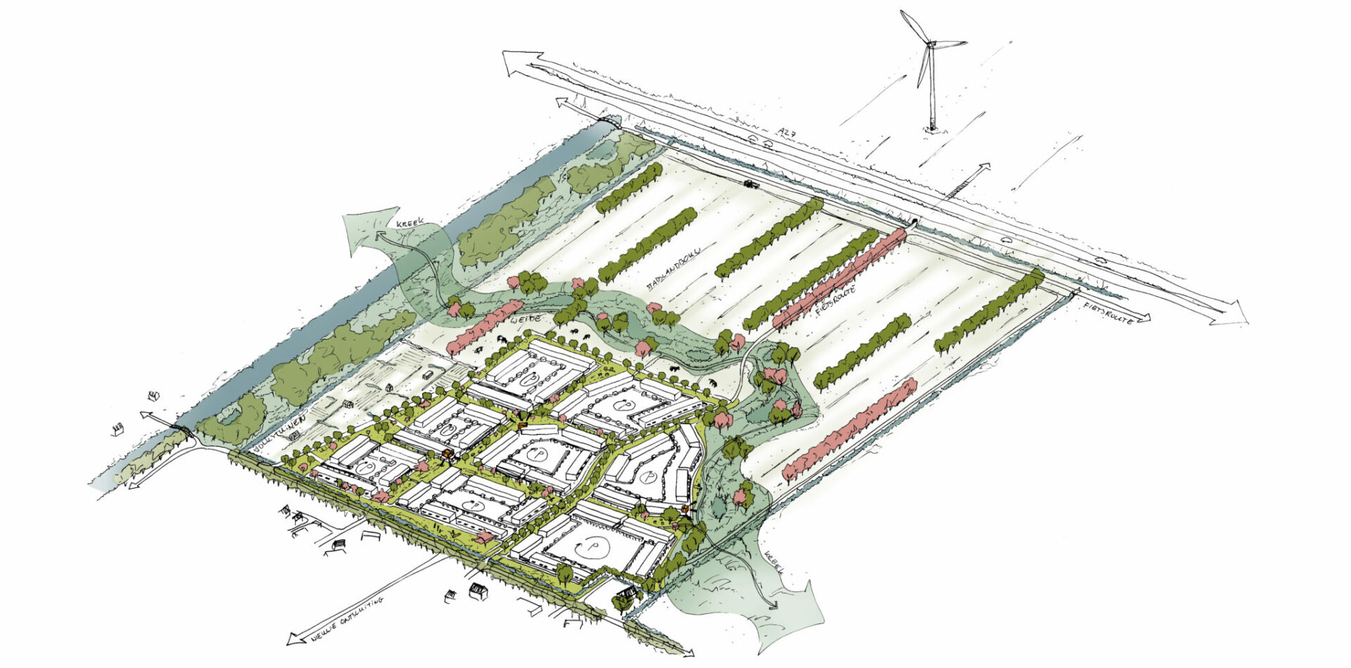 Almere Oosterwold, De Kreekvelden - IMOSS